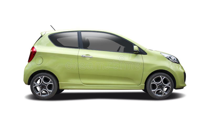 Kia Picanto mk2 isolated stock photo. Image of view, green - 74296958