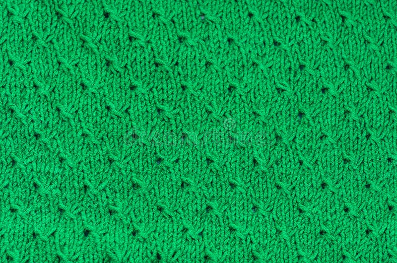 Green Knitted Fabric Texture Stock Photo - Image of bright, plaid: 84031652