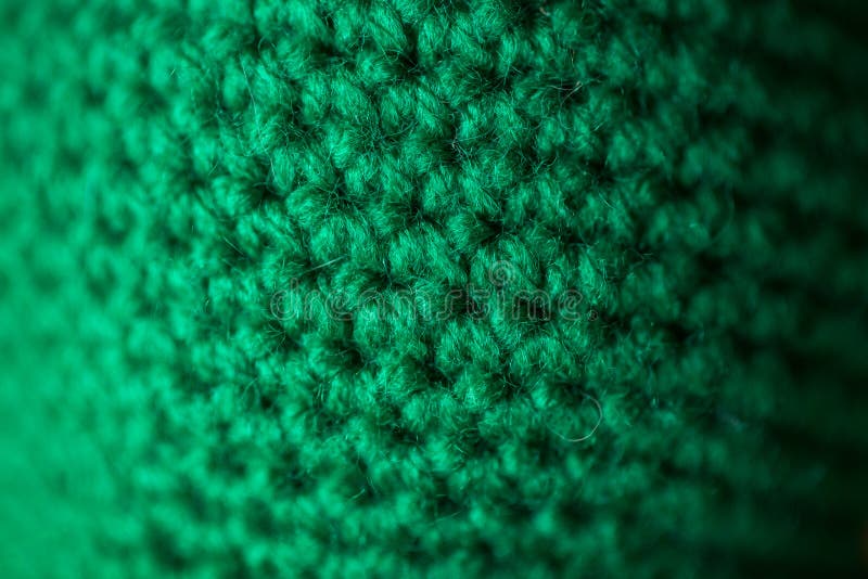 Green Knitted Wool Texture Can Use As Background. Stock Photo - Image ...