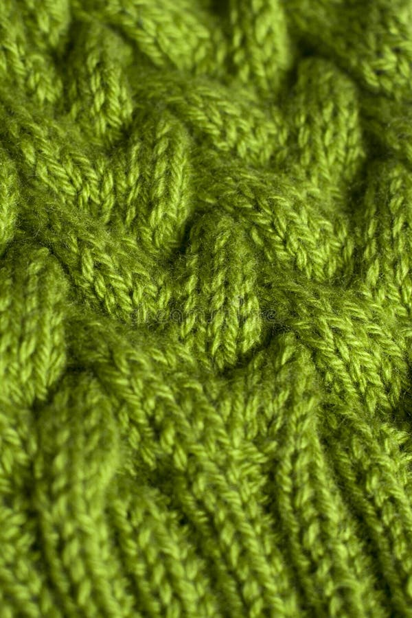 Green Knitting Fabric Texture Background or Knitted Pattern Back Stock ...