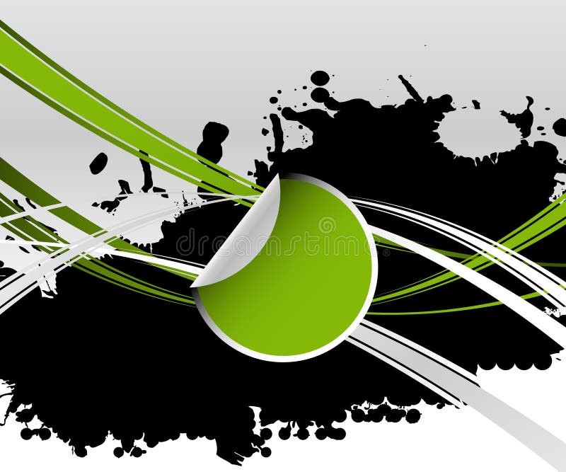 New green label stock vector. Illustration of sphere, symbol - 9137113