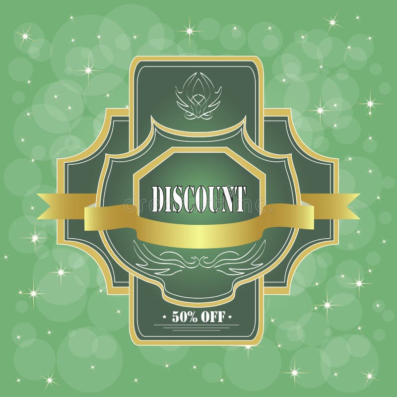 Green label stock illustration. Illustration of esp10 - 36132266