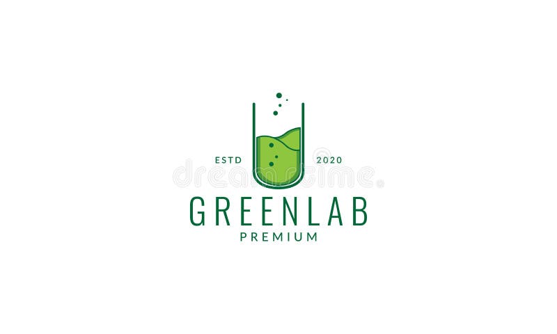 Experiment Logo Template, Abstract Lab Symbol, Erlenmeyer Flask Icon ...
