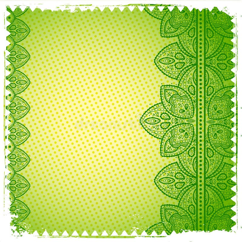 Green Lace. stock vector. Illustration of flower, colored - 56656713