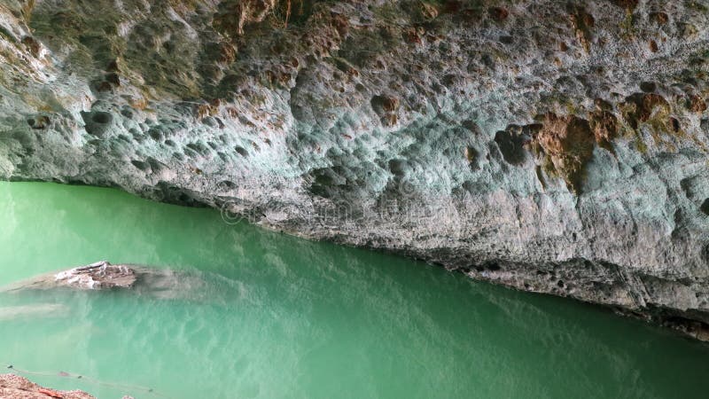 Green Lake with Steep Rock Walls 2 Stock Image - Image of geology ...