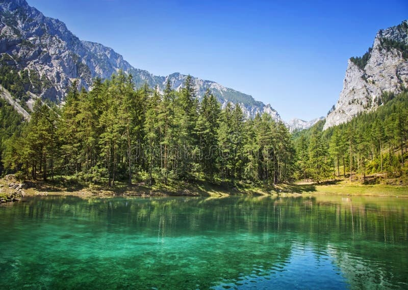 Green lake for fishing stock image. Image of lakes, winter - 52249937