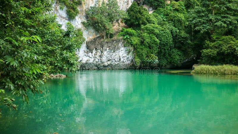The Green Lake is Walled by Steep Rocks and Decorated with Shady Tree 2 ...