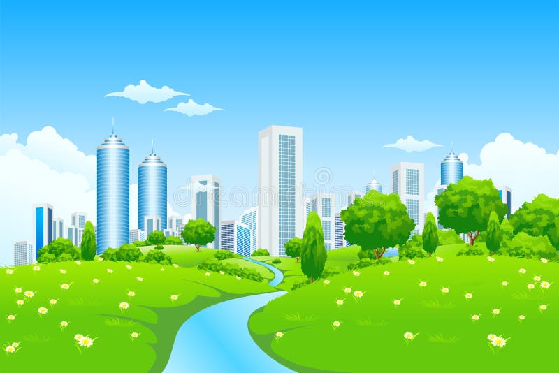 City Landscape Clip Art