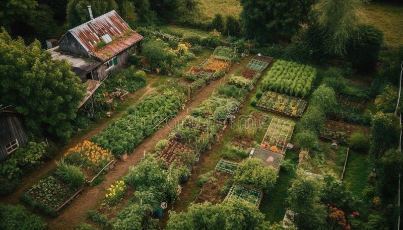 Green Landscape, Fresh Growth, Tranquil Meadow Path Generated by AI ...