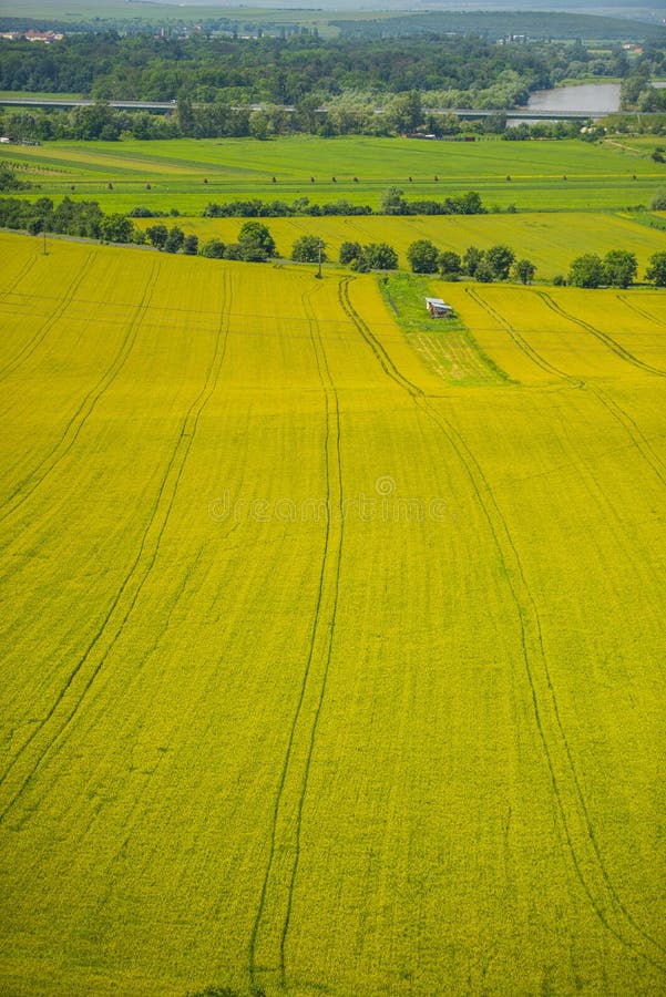 Springtime Landscape ,view from the Hill Stock Photo - Image of fresh ...