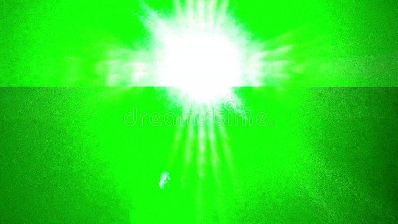 Green Laser Beam Reading or Writing Data on Rotating Cd or Dvd Disc ...