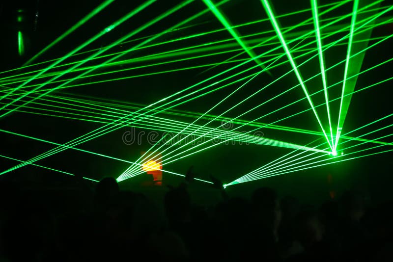 Nightclub Lasers, Crowd Having Fun Stock Photo - Image of dance, style ...