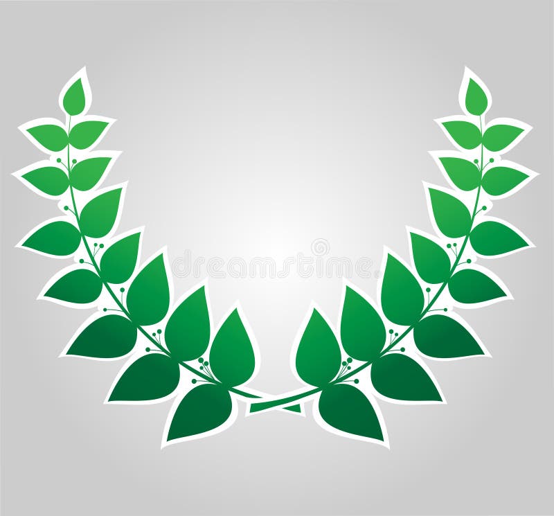 Laurel wreath and a torch stock vector. Illustration of award - 25700880 Laurel wreath and a torch stock vector. Illustration of award - 25700880