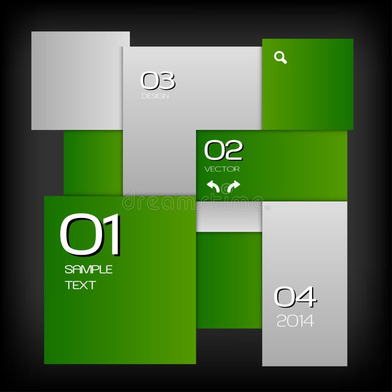 Green Layout stock vector. Illustration of mosaic, digital - 38055035