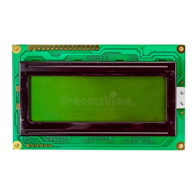 299 Green Lcd Display Isolated White Background Stock Photos - Free ...