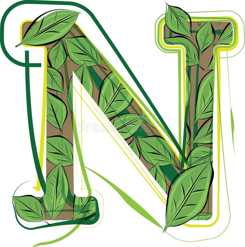 Green Grass Letter N Stock Illustrations – 206 Green Grass Letter N ...