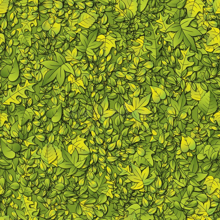 Repeatable Leaf Background Stock Illustrations – 8,001 Repeatable Leaf ...