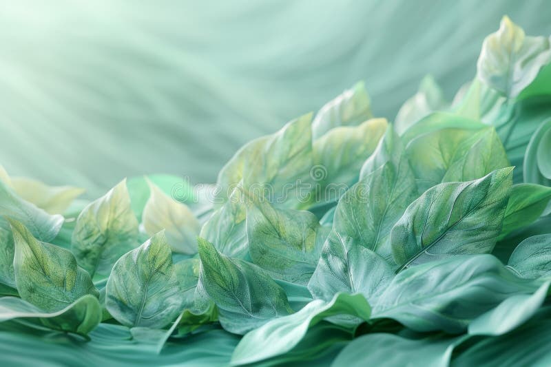 Green Leaf Background, Environmental Background and Desktop Wallpaper ...
