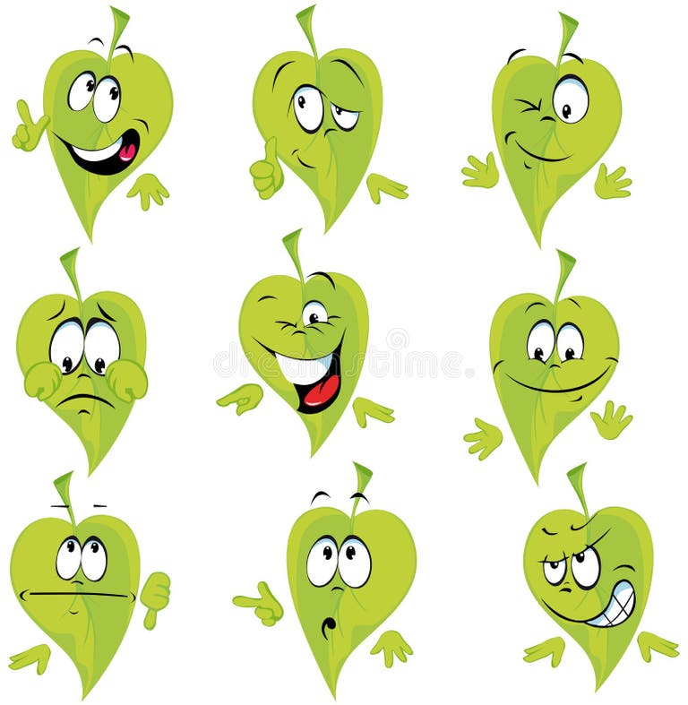Leaf Cartoon Stock Illustrations – 919,547 Leaf Cartoon Stock ...