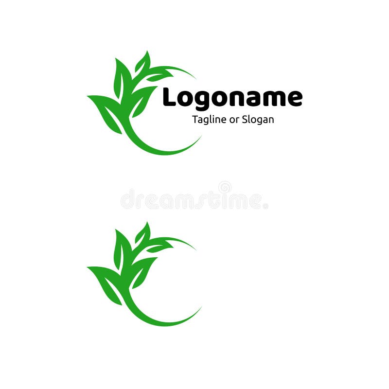 Green Leaf Logo Design Concept. Ecology Logo Design. Organic Logo ...