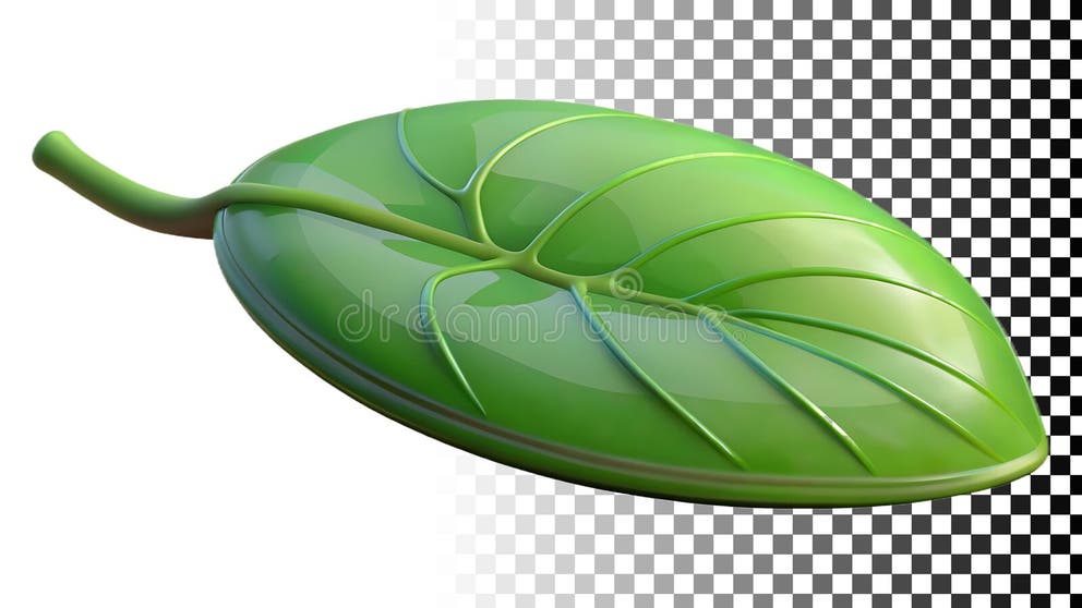 Green Leaf Simple, Basic Leaf Shape, Organic Form, Nature Element ...