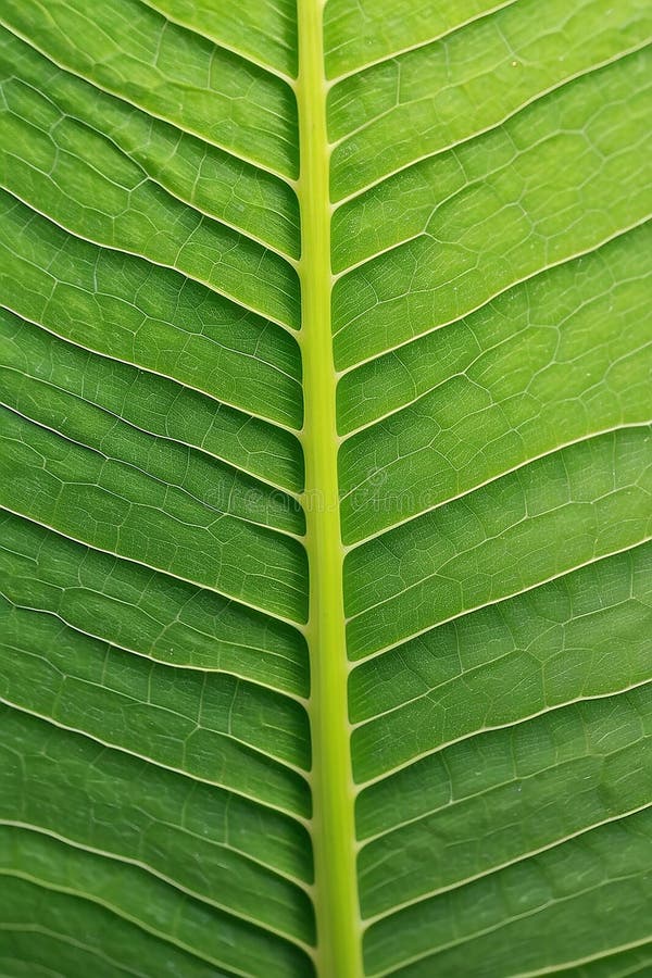 Green Leaf Structure stock illustration. Illustration of ecology ...