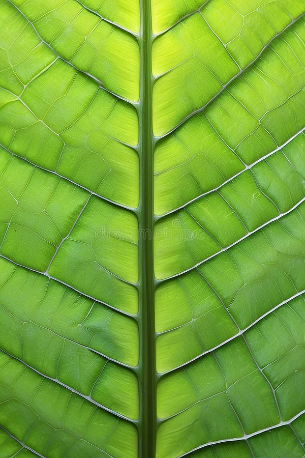 Green Leaf Structure stock illustration. Illustration of environment ...