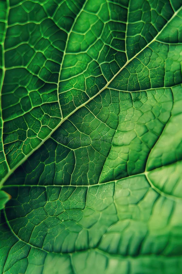 Green Leaf Texture Close Up. Generative AI Stock Photo - Image of ...