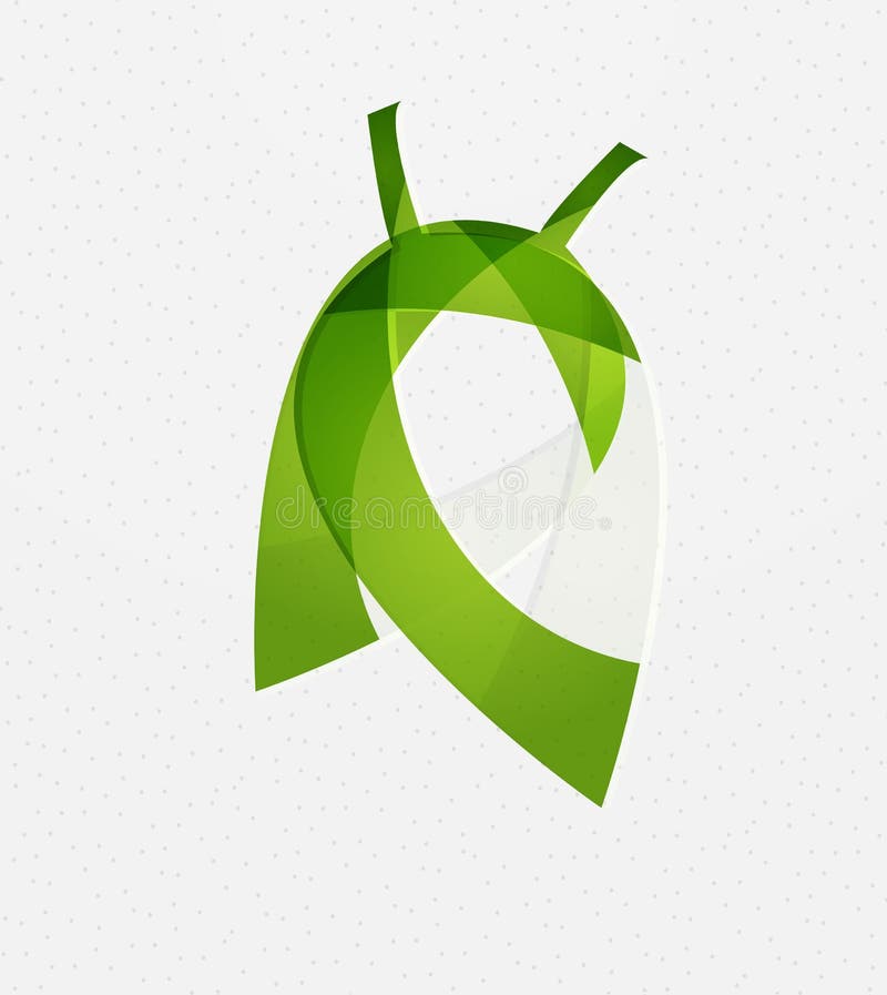 Green Eco Concept - Abstract Leaf. Stock Vector - Illustration of ...