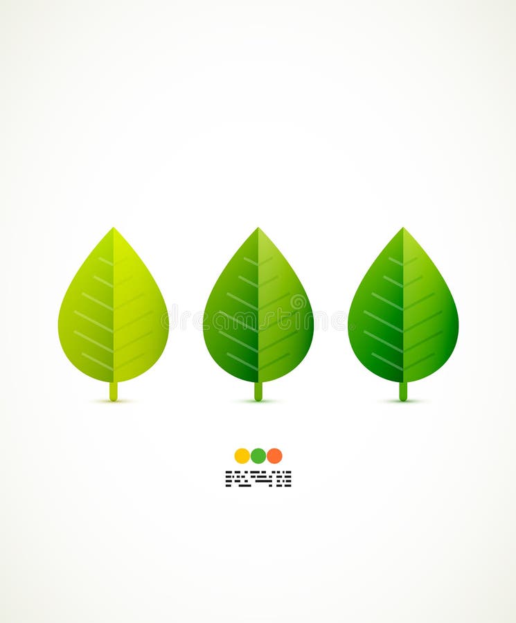 Green leaf vector concept stock vector. Illustration of decoration ...
