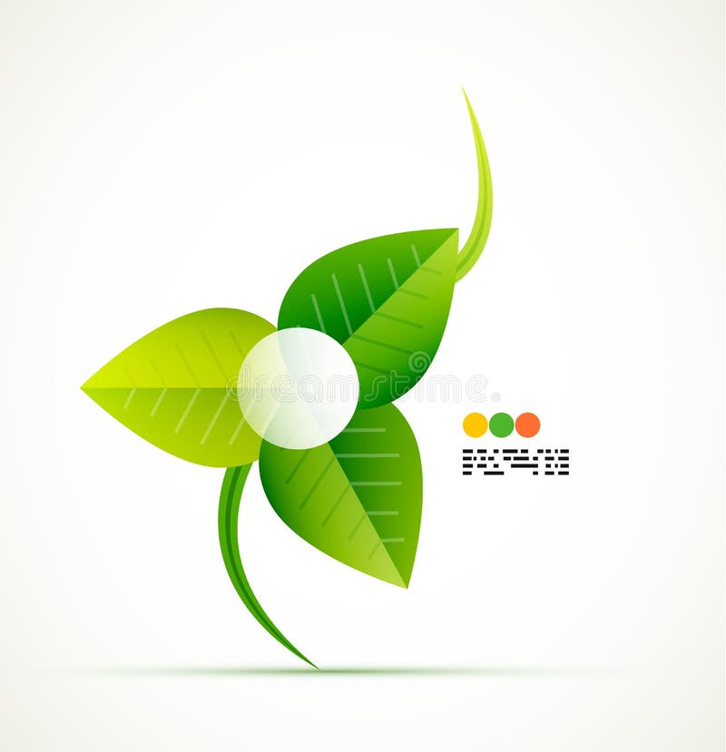 Green leaf vector concept stock vector. Illustration of ecology - 31163840
