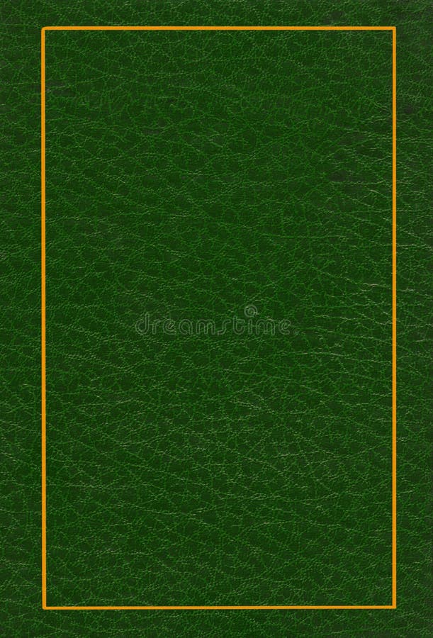Green leather cover stock image. Image of craft, cover - 36420517