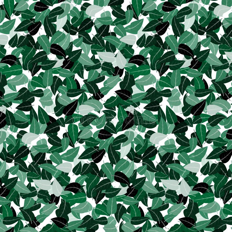 Leave Pattern Background Design. Stock Vector - Illustration of floral ...