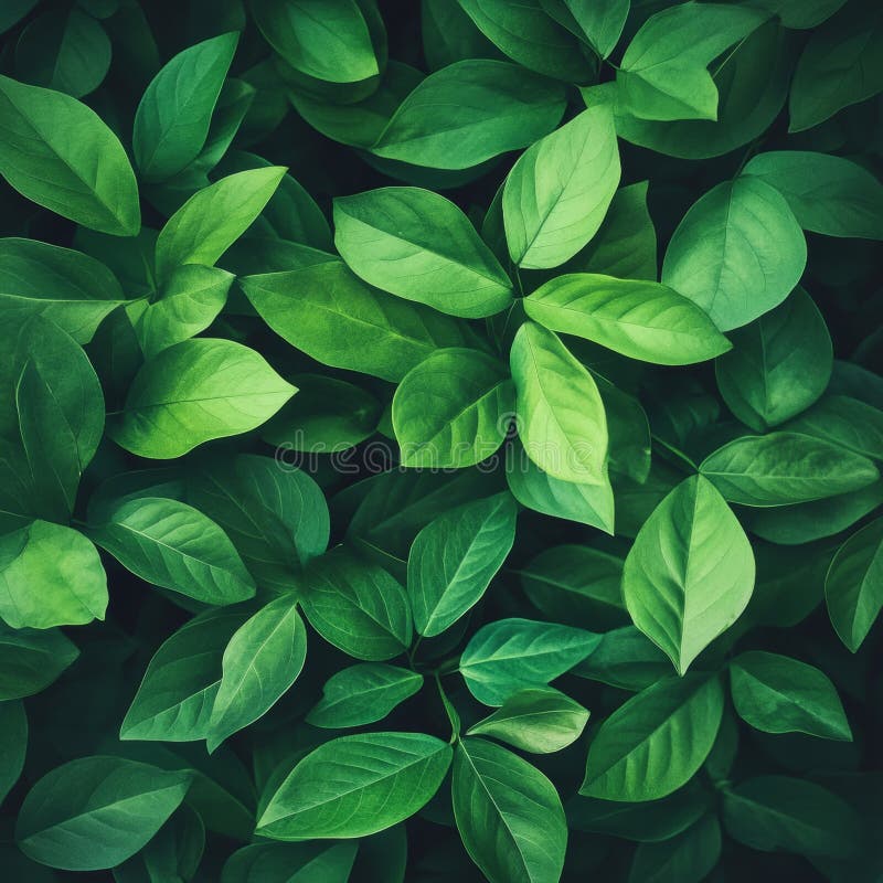 Green Leaves Background. Green Leaves Texture. Nature Background. Vector Illustration Stock ...