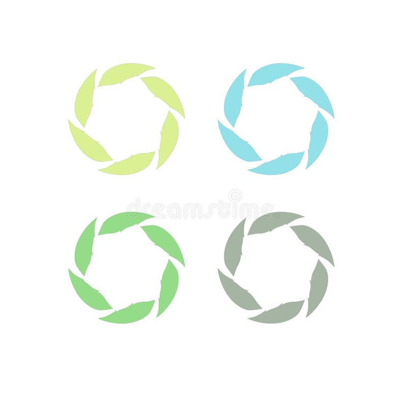 Green Leaves Bio Product Sign Symbol Logo Stock Vector - Illustration ...