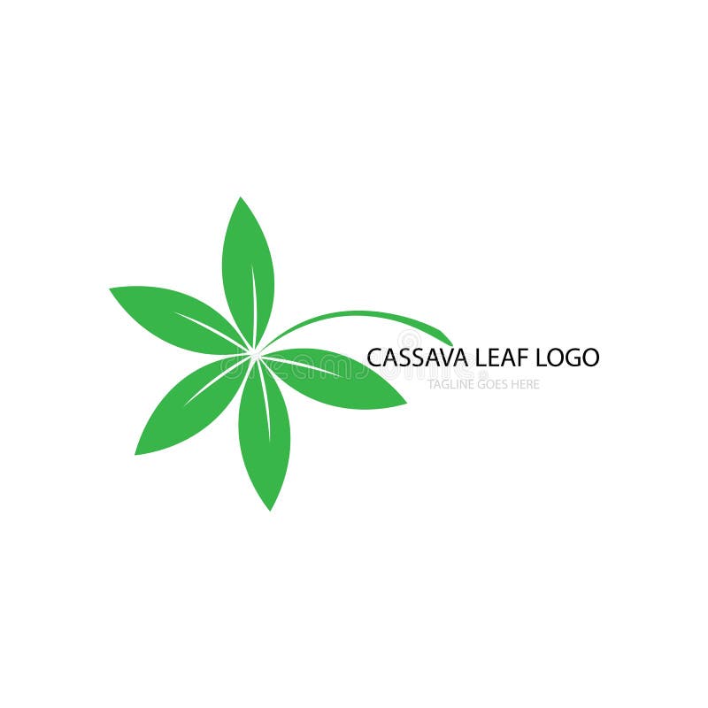 Cassava icon logo vector stock vector. Illustration of flat - 232133238