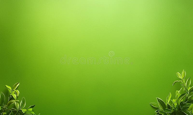 Green Leaves Frame a Vibrant Backdrop, Ideal for Eco-friendly Themes ...