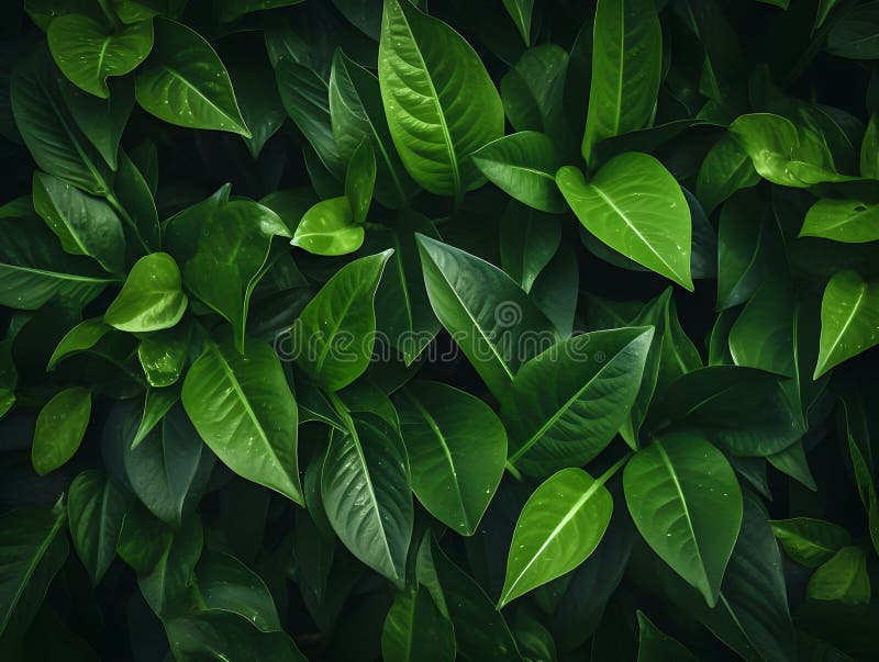 Green Leaves Pattern Background, Natural Background and Wallpaper ...