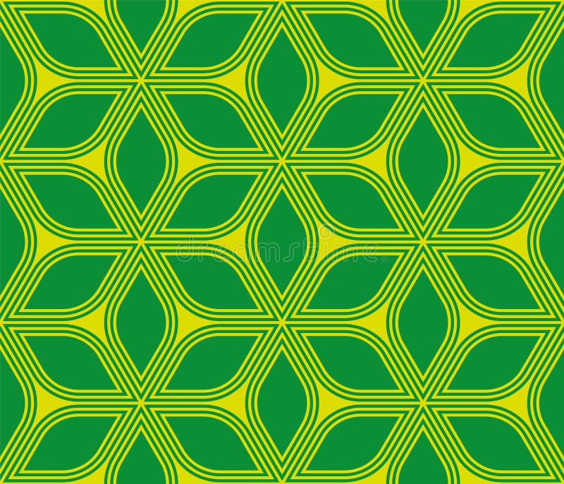 Green Leaves Seamless Pattern. Abstract Textile Print Stock Vector ...