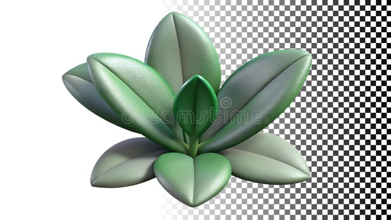 Green Leaves, Simple Foliage and Natural Plant Element for Eco Png ...