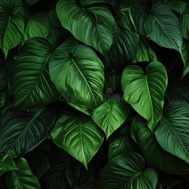 Green Leaves Texture Background, Natural Background and Wallpaper Stock ...