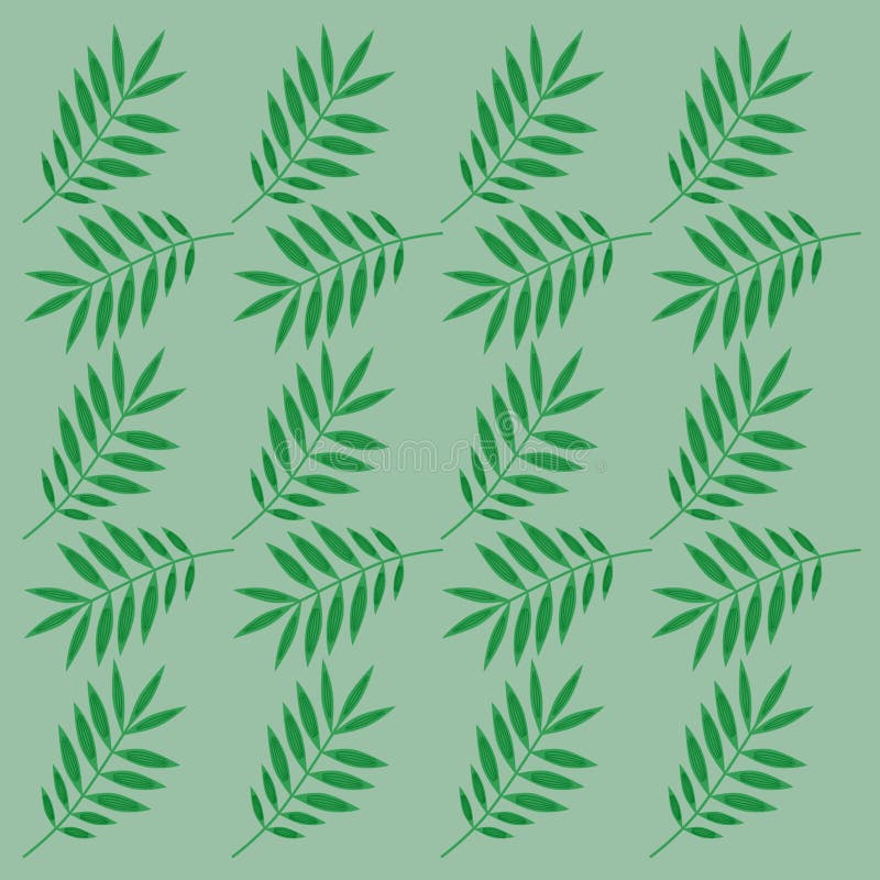 Green Leaves Texture, Pattern, Background Stock Vector - Illustration ...