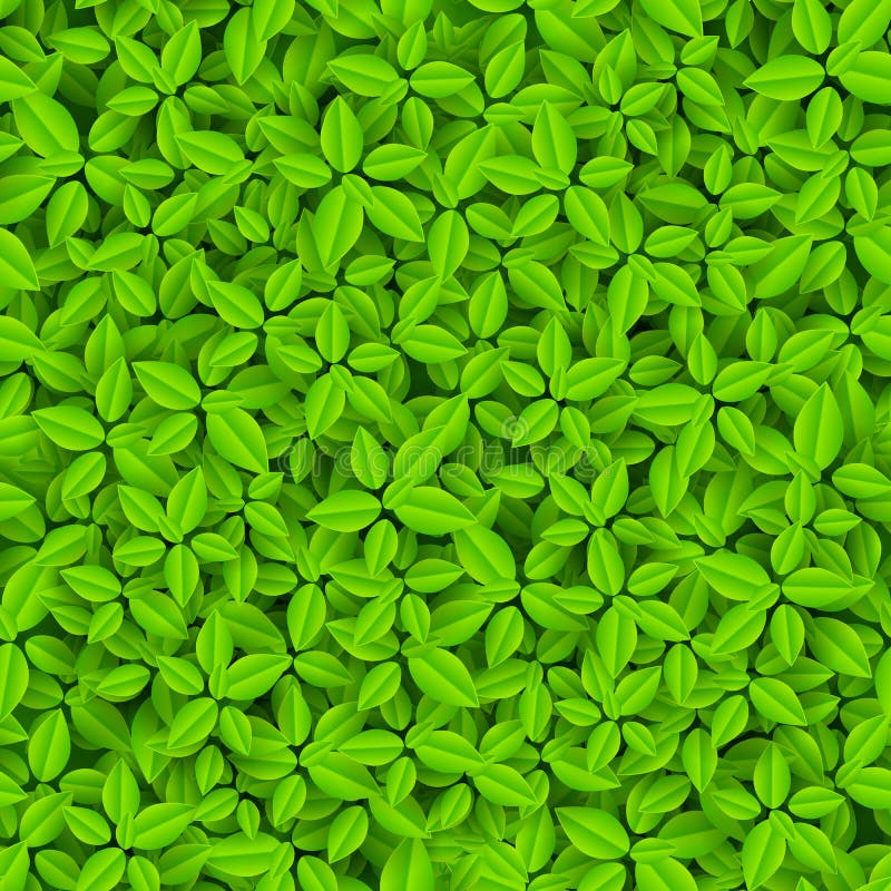 Seamless Green Floral Background Stock Vector - Illustration of ...