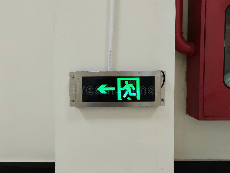 Green Exit Sign Led Stock Photos - Free & Royalty-Free Stock Photos ...