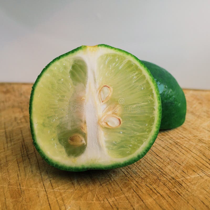 Green lemon stock photo. Image of fruit, green, fresh - 53450668