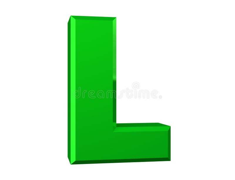 Rendering Large Isolated Letter L Stock Illustrations – 53 Rendering ...