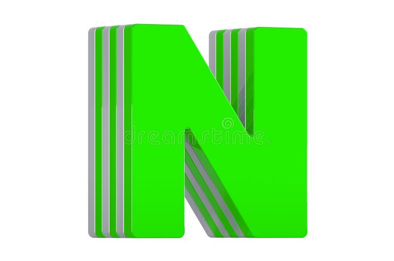 Green Letter N Stock Illustrations – 3,131 Green Letter N Stock ...