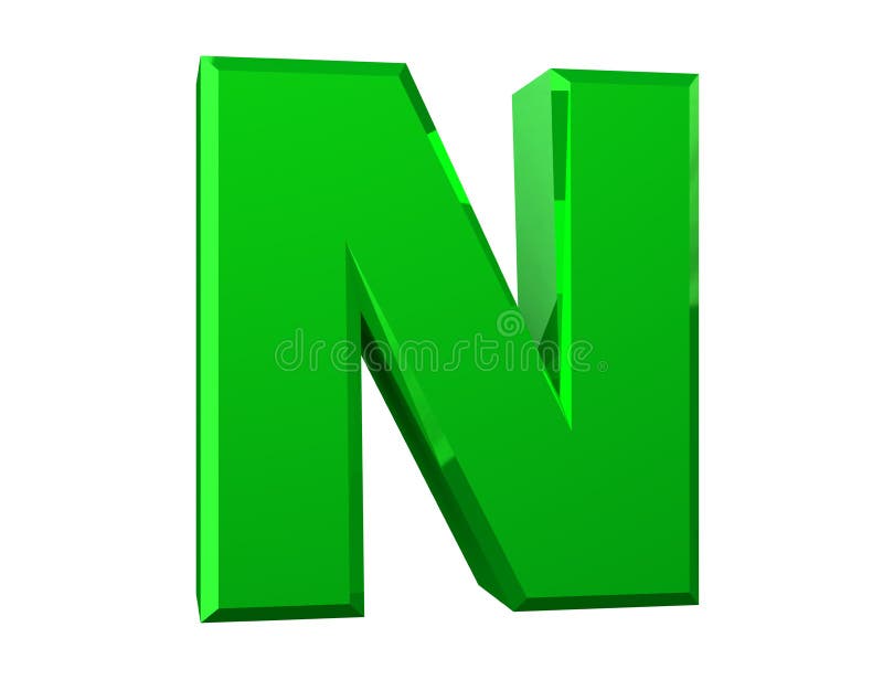 Green Letter N Stock Illustrations – 3,131 Green Letter N Stock ...