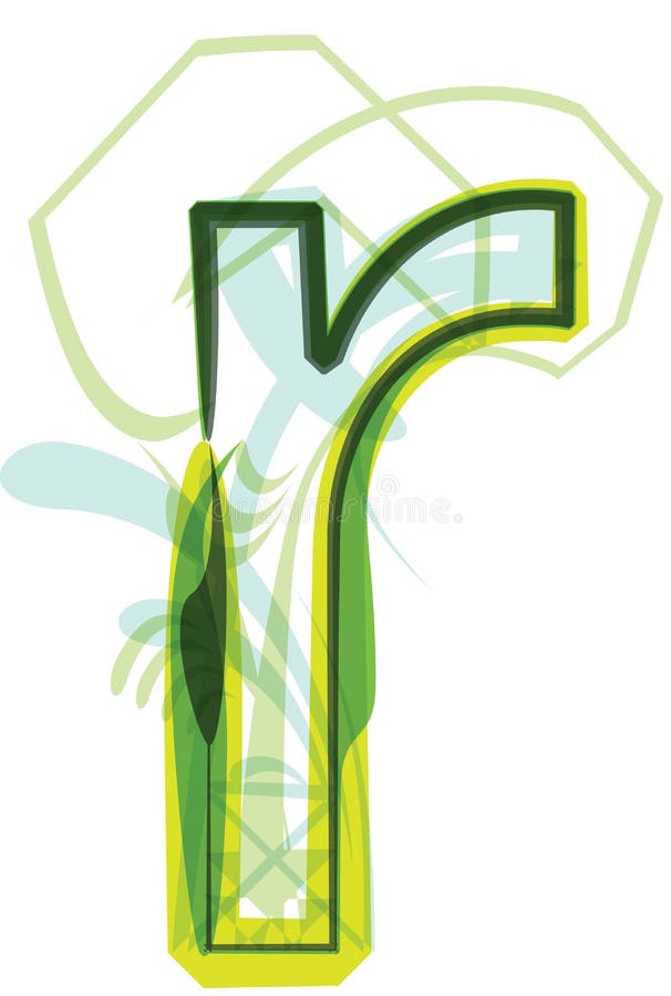 Green letter r stock vector. Illustration of initials - 100907326