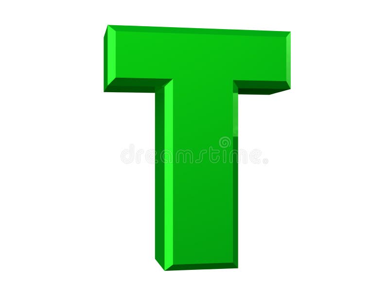 Green Letter T Stock Illustrations – 3,692 Green Letter T Stock ...